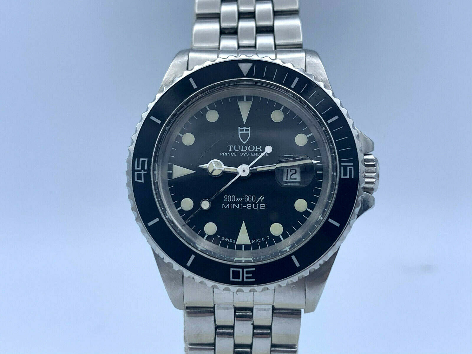 Vintage 1992 Mens Tudor Mini-Sub Ref. 73090 33mm Midsize Submariner ...