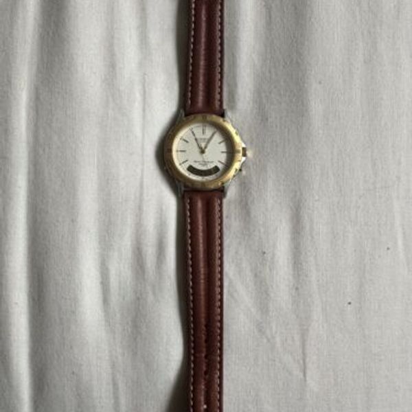 Casio AW-110 Watch Gold, Silver And Brown Vintage | WatchCharts Marketplace