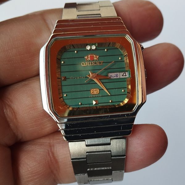 Orient THE ARTISTIC SERIES: part 2: green dial, golden edges & jewels ...