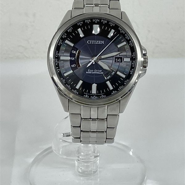 [Used] CITIZEN ECO-DRIVE / Eco-Drive / Solar watch / Analog / Stainless steel / Black / Silver ...