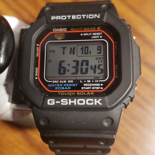 Casio G-Shock GWM5610-1 - Tough Solar - Multi Band 6 | WatchCharts ...