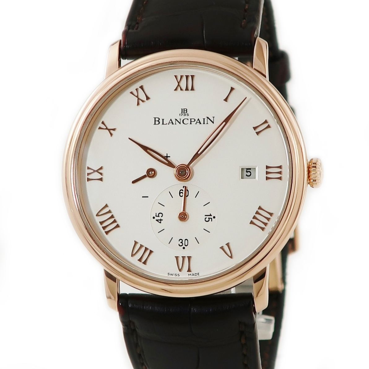 Blancpain Villeret Ultraplate Power Reserve Date (6606-3642-55B) Market ...