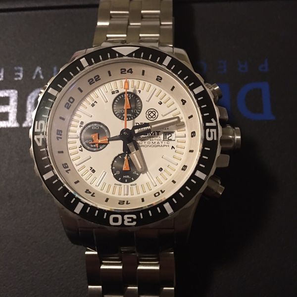 Deep blue panda day night recon valjoux 7754 | WatchCharts Marketplace
