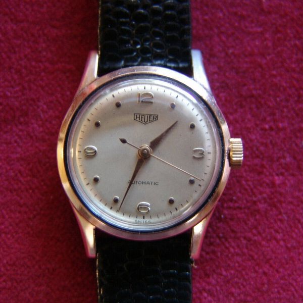 Heuer (Ed Heuer & Co) Small Automatic Wrist Watch, Made in Switzerland ...