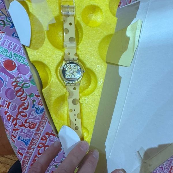 Swatch Watch Cheese Original New Never Been Used BN | WatchCharts ...