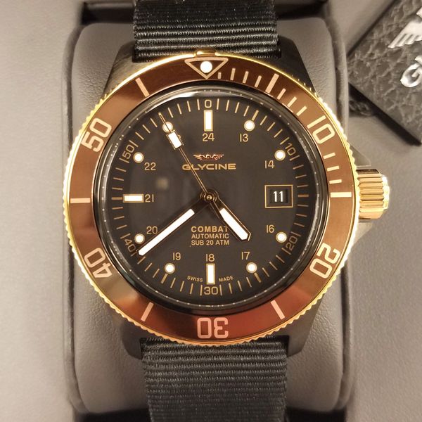 Glycine Combat Sub Goldeneye | WatchCharts