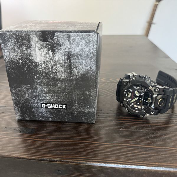 Casio G-Shock Mudmaster Bluetooth Solar Black Watch (GWG-B1000-1A) Full ...
