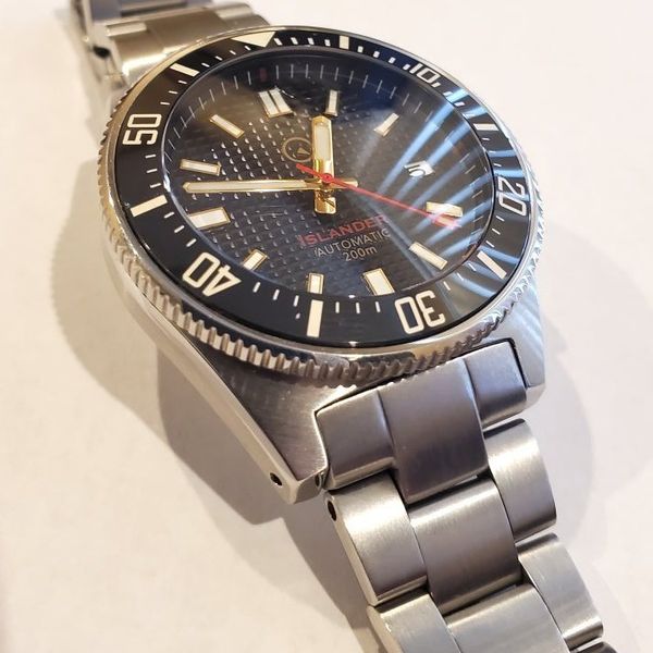 [$215 USD] FS: Islander SKX/62mas Build, Gilt Textured Dial, NH35a ...