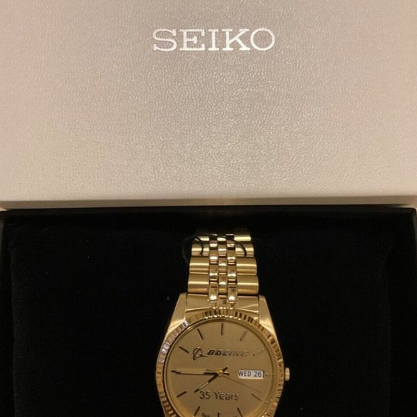 New SEIKO BOEING Service Award 35th Service Anniversary | WatchCharts ...