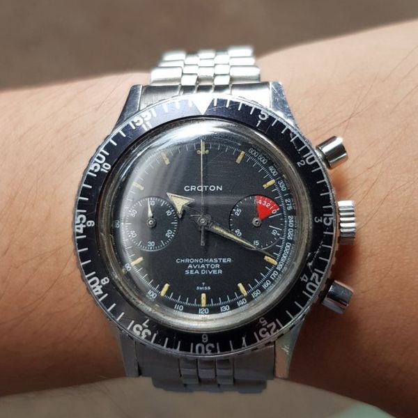 FS Croton Chronomaster Aviator Seadiver Valjoux 92! | WatchCharts