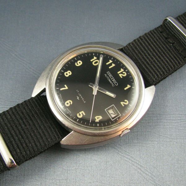 RARE Vintage Seiko MACV-SOG Stainless Steel VietNam War Mens Watch 7005 ...