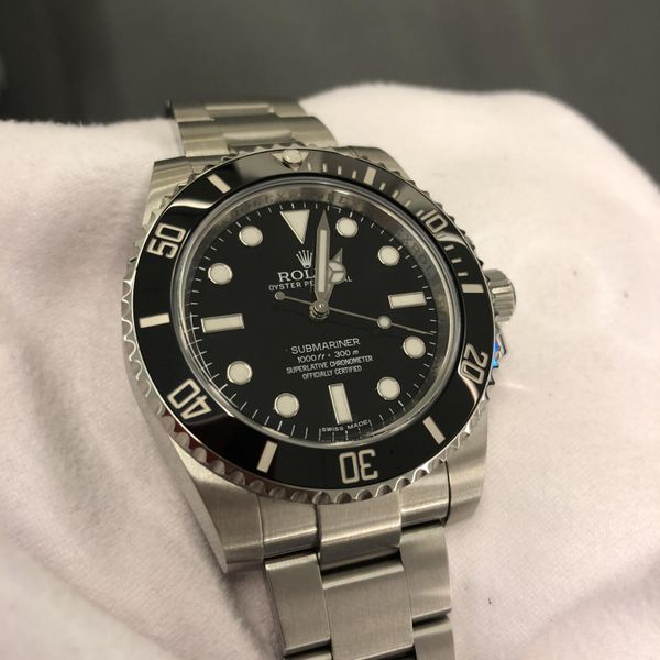 FS: Rolex 114060 Random Serial Submariner Ceramic No Date Box ...