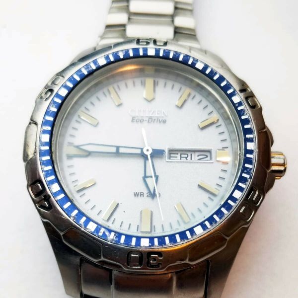 CITIZEN Eco-Drive E101-K006881 Diver's 200WR Stanless Steel Men's Watch ...