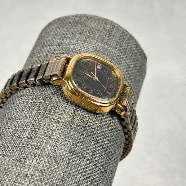 VTG Seiko Watch Women 22mm Floral Dial Date Gold Tone 3422-5000 FOR PARTS REPAIR | WatchCharts ...