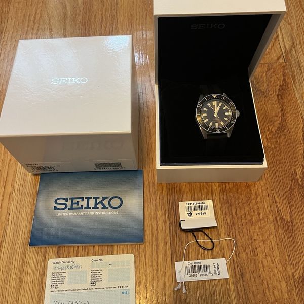 Seiko Prospex Reissue Diver's Automatic Brown Dial Silicone Men's Watch ...