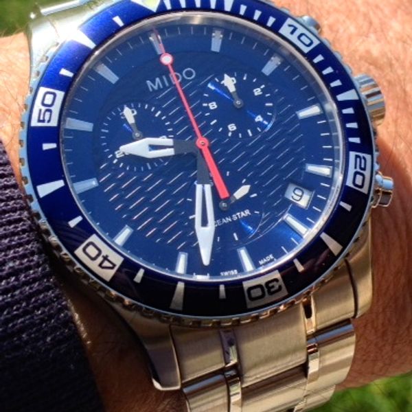 FS: *Price Drop* Mido Ocean Star Chronograph - Blue Wave Dial | WatchCharts