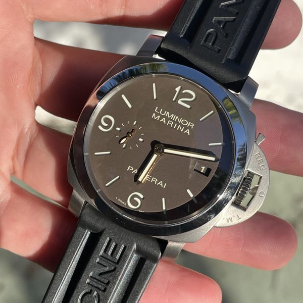 [WTS] 2015 Panerai Luminor Marina 1950 3 Day Titanium Tobacco Dial ...