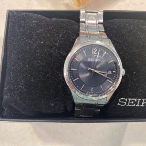Seiko Noble Blue Men's Watch - SUR419 | WatchCharts Marketplace