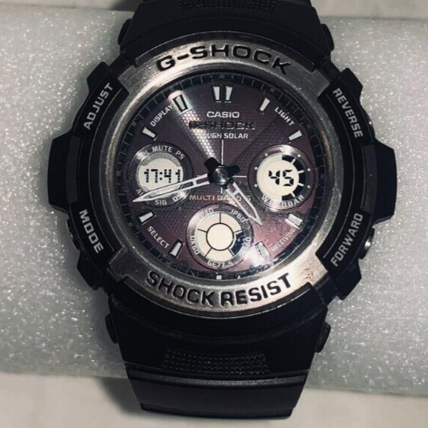 NICE Casio G-SHOCK AWG-100 Wave Ceptor Atomic Multi-Band 6 Tough Solar ...