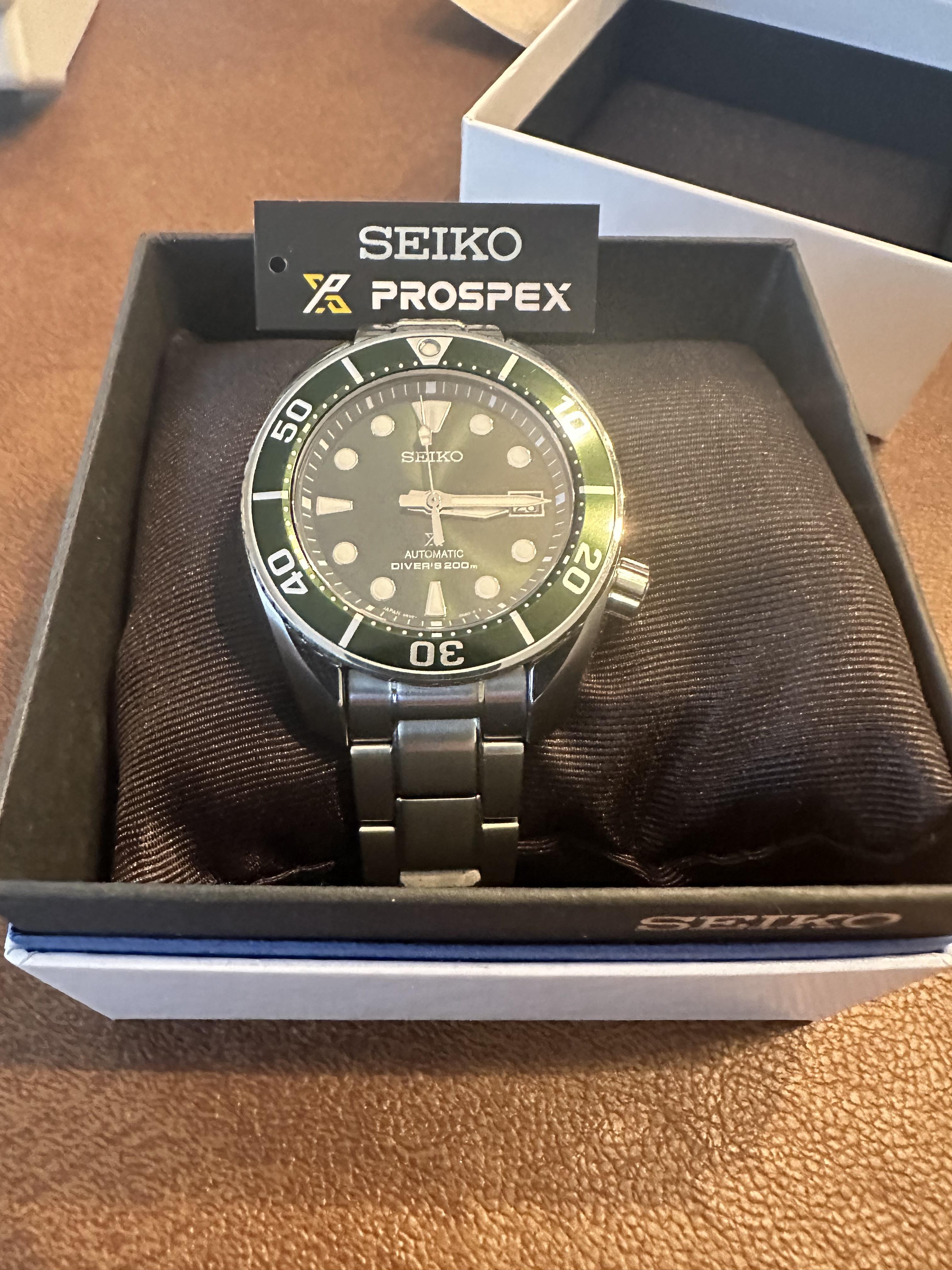 [WTS/WTT] Seiko Prospex Sumo 3rd Generation SPB103J1 with Green Dial ...