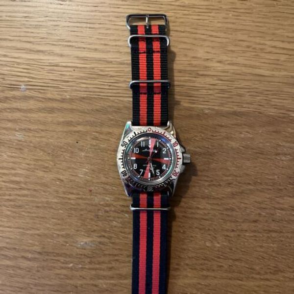 Vostok Radio Room Diver Watch Automatic 20ATM Military Amphibia 2415/ ...