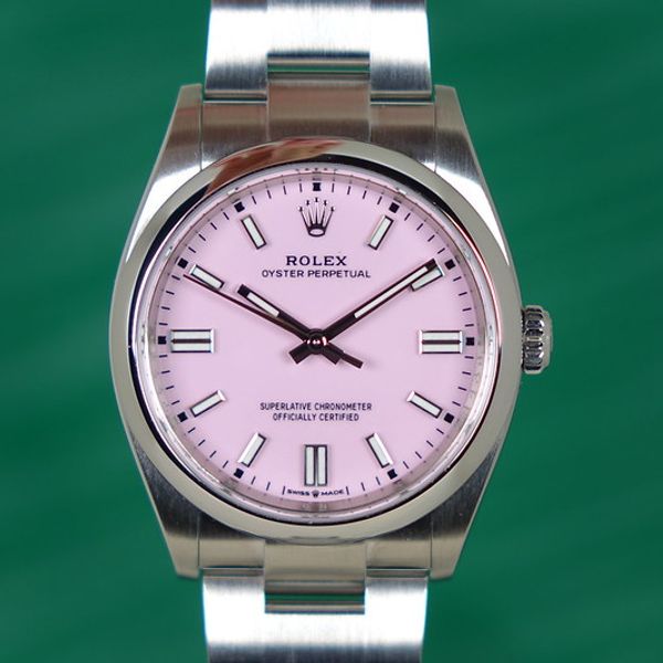 FS: Rolex Oyster Perpetual 36 mm Candy Pink Dial | WatchCharts Marketplace