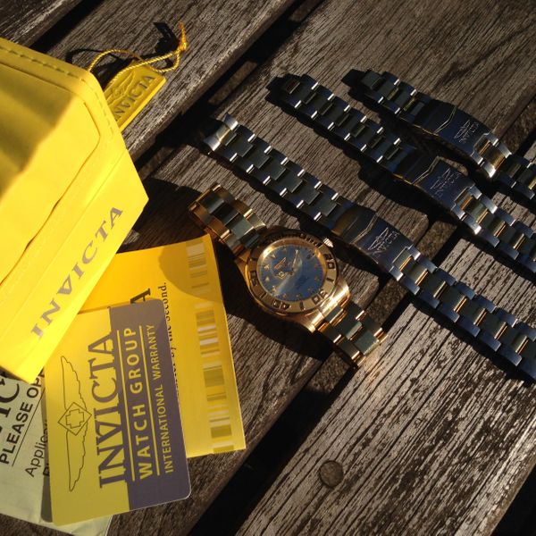Invicta Parts - Pro Diver w/Box+Papers, Extra Bracelet and Bracelet ...