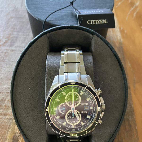 [$210 USD] Citizen Titanium Quartz Solar EcoDrive Chronograph | WatchCharts