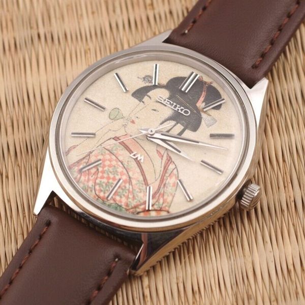 Serviced 1970's Vintage Seiko LOADMATIC LM 5601-9000 Ukiyo-e Dial Wrist ...