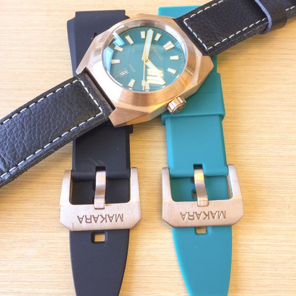 FS: Makara Sea Turtle TEAL, Complete plus brown leather strap ...