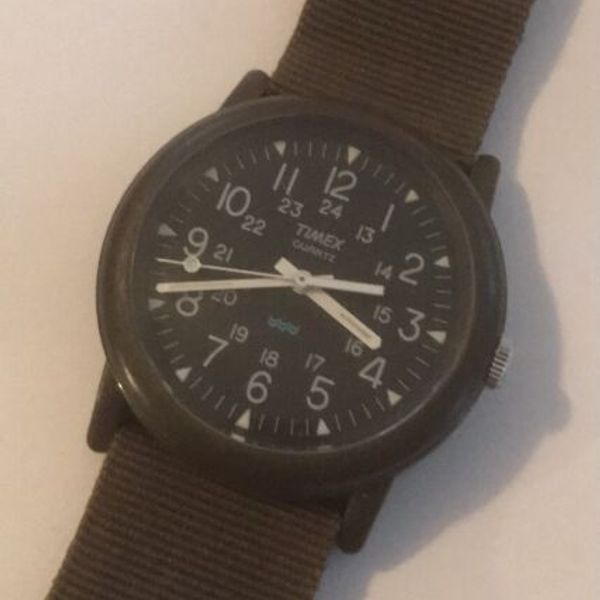 Vintage Timex MacGyver Camper Military Field Menâ s Watch ( Runs Great ...
