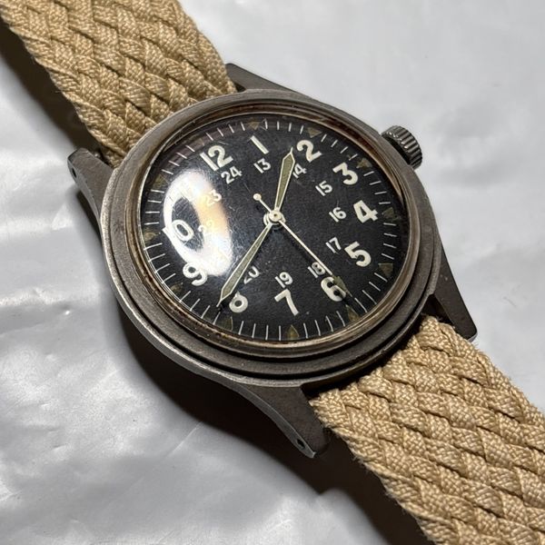 Repair Runs/Stops Vintage Hamilton GG-W-113 US Military Issued Vietnam ...