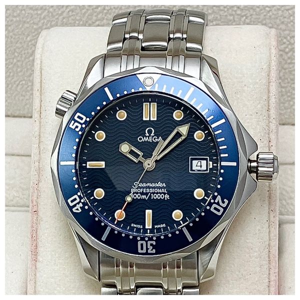 Omega Seamaster 300m Men's Watch 2561-80 with accessories and two ...