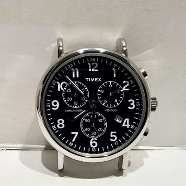 TIMEX CHRONOGRAPH INDIGLO WATCH, NAVY DIAL BACKLIGHT 30M NEEDS NEW ...