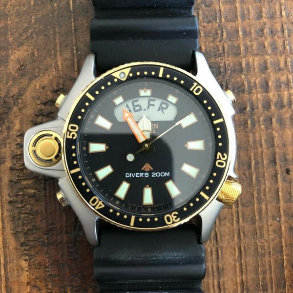 Citizen Aqualand Diver Depth Meter Promaster JP2004-07E | WatchCharts ...