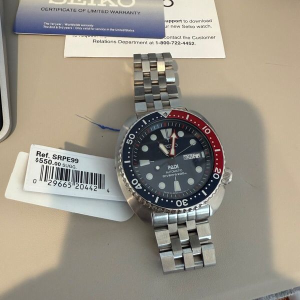 Seiko Prospex Blue Men's Watch - SRPE99 | WatchCharts Marketplace