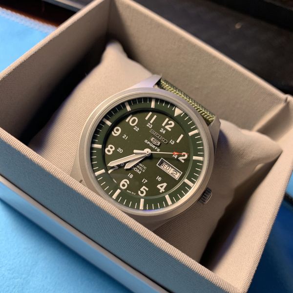 [WTS] Seiko 5 Military Automatic Sports SNZG09K1 | WatchCharts