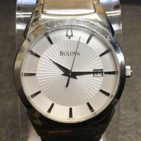 BULOVA Stainless Steel SILVER DIAL Quartz Watch C860832 | WatchCharts