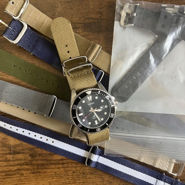 [WTT] Looking to Trade! Casio Duro with NATO straps and rubber strap ...