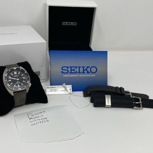 [WTS] repost - Nearly new Seiko SPB317 w/3 straps - $675 shipped ...