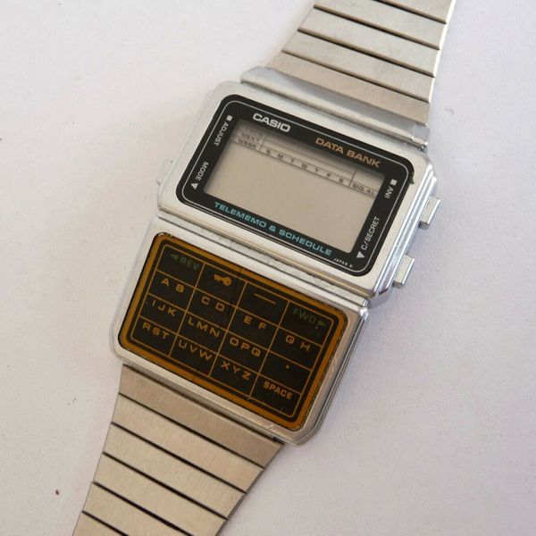Vintage CASIO DBC--600 Calculator Digital LCD Watch - for repair ...