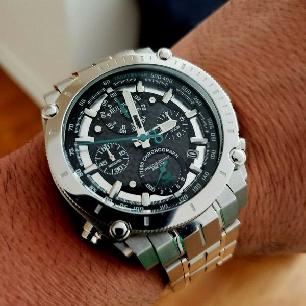 BULOVA MEN'S PRECISIONIST 140TH ANNIVERSARY CHRONOGRAPH 96B241 ...