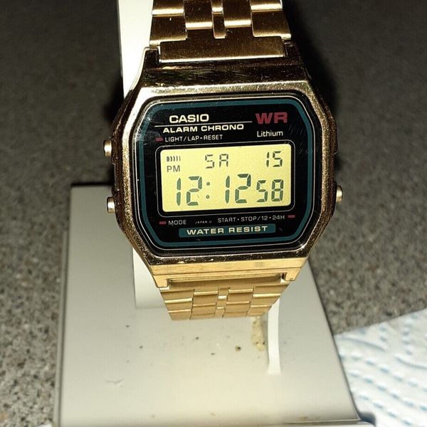 Mens Casio Watch. Model A159WGE | WatchCharts Marketplace