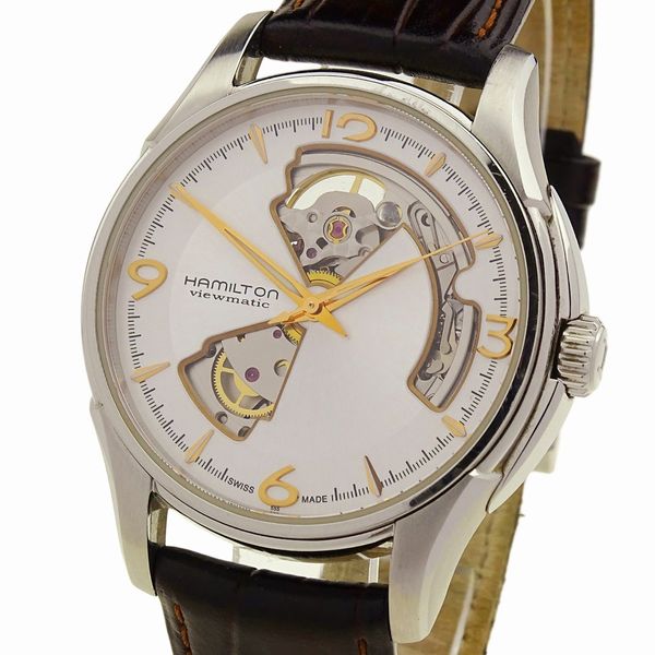 Hamilton Jazzmaster Open Heart Automatic Mens Watch x2 Hamilton Straps ...