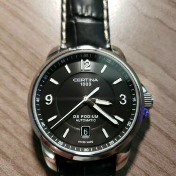 Certina DS Podium Automatic Black Dial Men's Watch | WatchCharts Marketplace