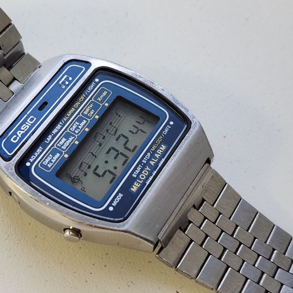 VINTAGE CASIO MELODY WATCH 82M-1230 MADE IN JAPAN | WatchCharts Marketplace