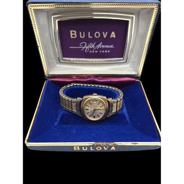 Bulova Date King Gold-Plated Watch Original Box 1960s | WatchCharts ...