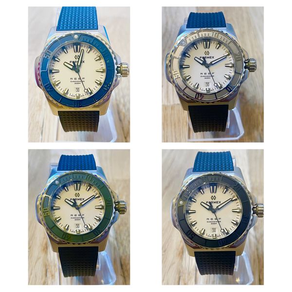 Formex Reef COSC diver v2, complete set w/ 4 bezels, OEM strap ...