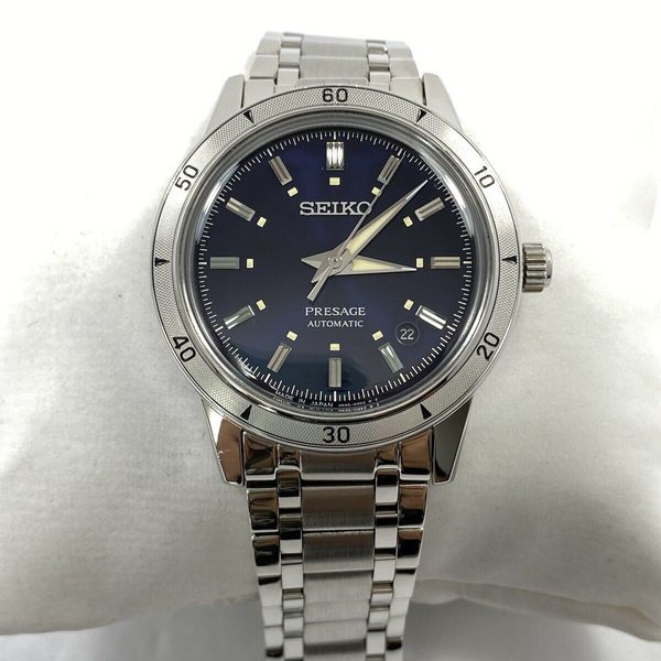 Seiko Presage Style 60's Automatic Blue Dial Stainless Steel Men's ...