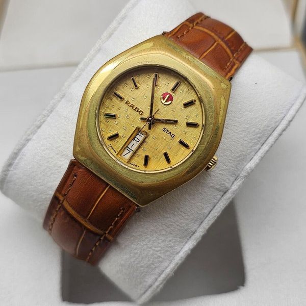 Vintage RADO Stag Automatic Swiss Made / Date Indicator watch ...